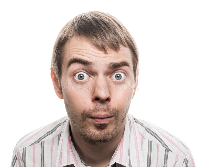 Young Attractive Man Astonished Amazed in Shock Surprise Face ...