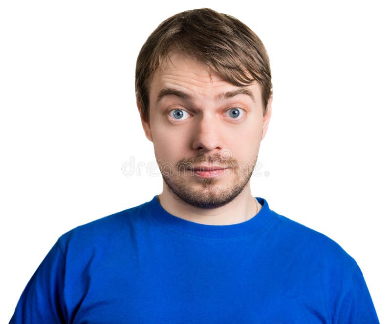 Surprised face. stock image. Image of eyebrows, face - 48091211
