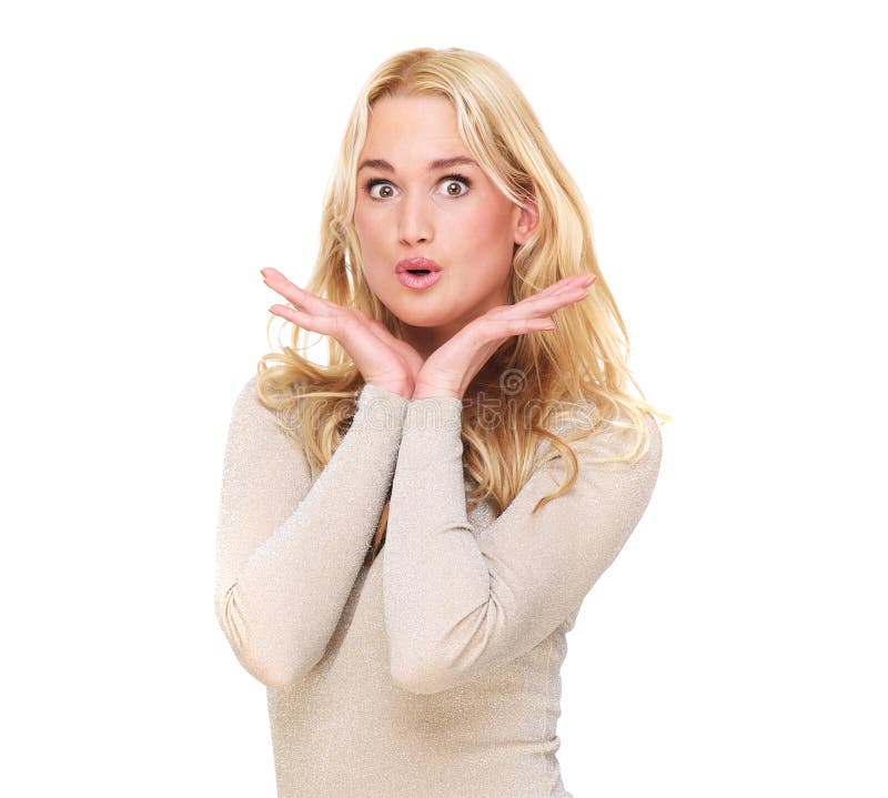 Surprised Facial Expression Stock Image - Image of cute, copy: 28430373