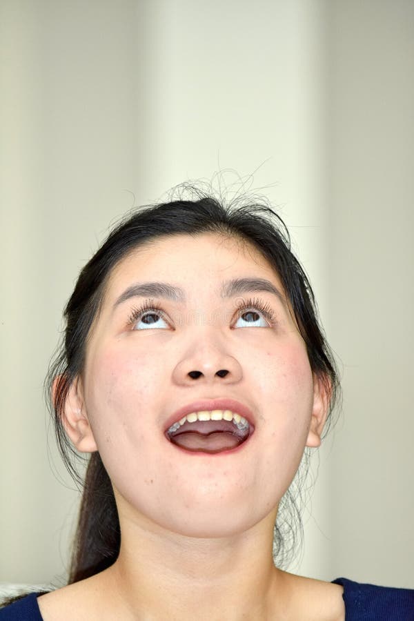 A Surprised Female Woman stock image. Image of alarmed - 262308377