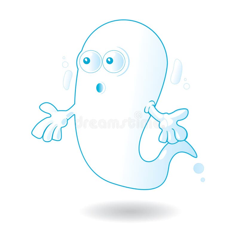 Ghost kid stock vector. Illustration of icon, ghost, invitation - 26570898