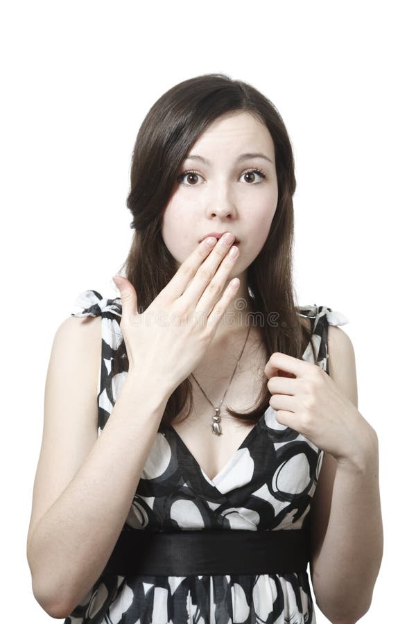 Surprised girl stock image. Image of adult, people, surprised - 13326553