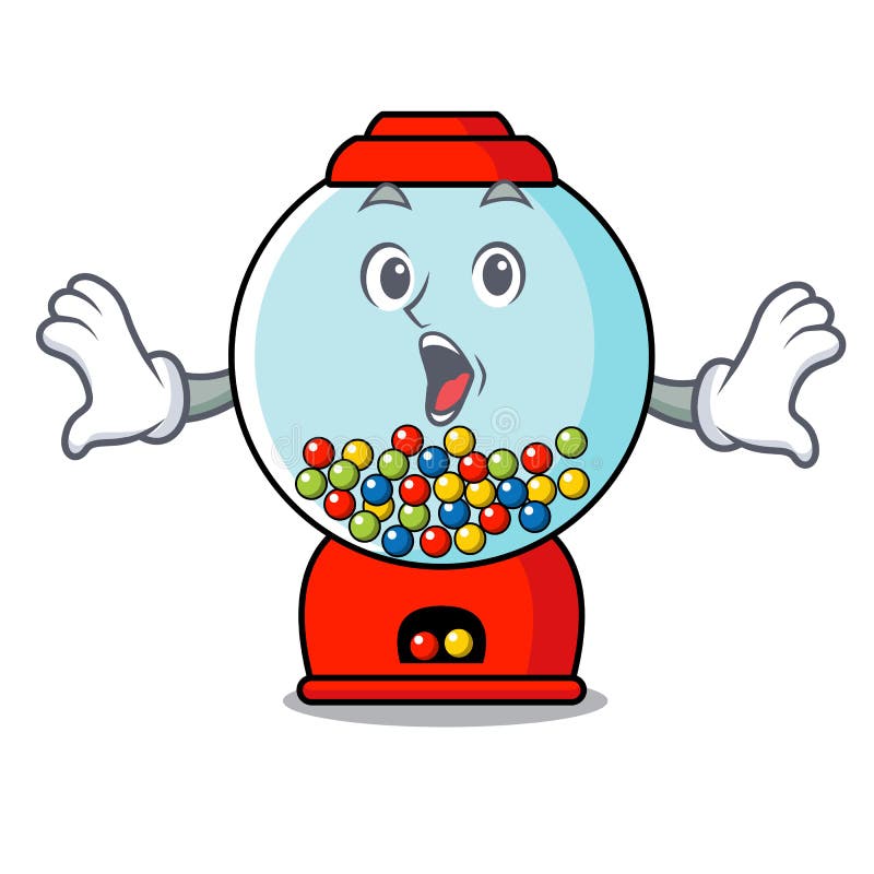 Surprised Gumball Machine Mascot Cartoon Stock Illustrations – 2 ...