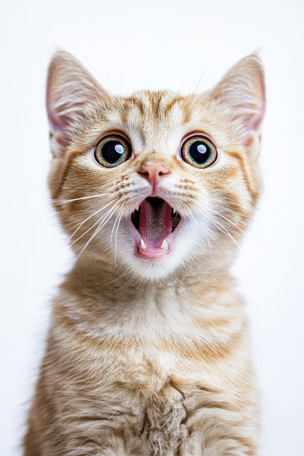 Surprised Kitten stock image. Image of wide, eyes, surprised - 362048953