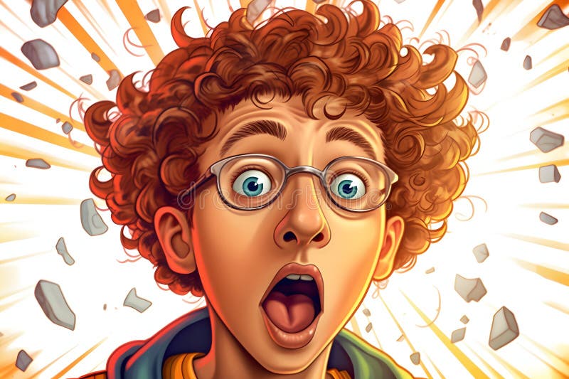 Surprised Little Boy. Surprised Red-haired Boy with Glasses. Stock ... Surprised Little Boy. Surprised Red-haired Boy with Glasses. Stock ...