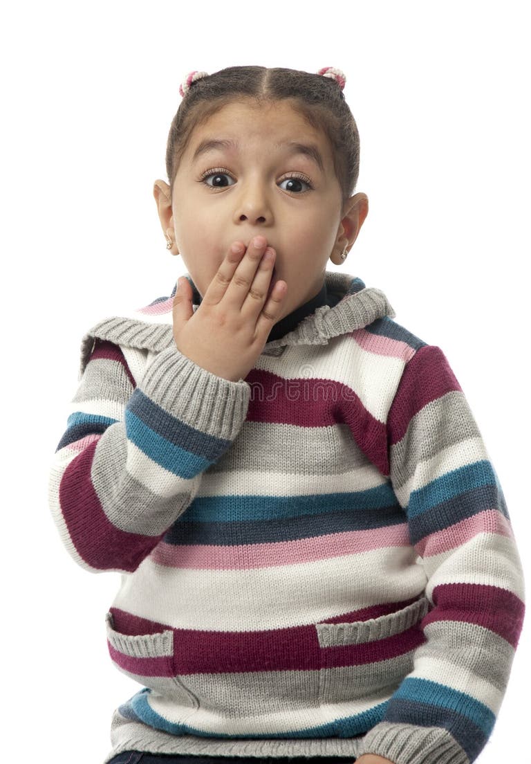 522 Little Girl Open Mouth Shock Stock Photos - Free & Royalty-Free ...