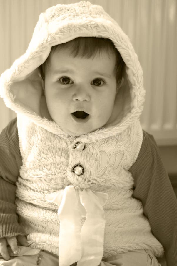 Surprised little girl stock image. Image of girl, little - 8338933