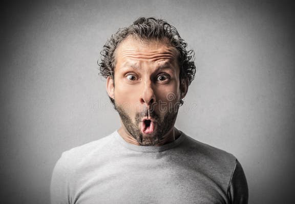 Surprised man stock image. Image of daze, wonder, caucasian - 39517153