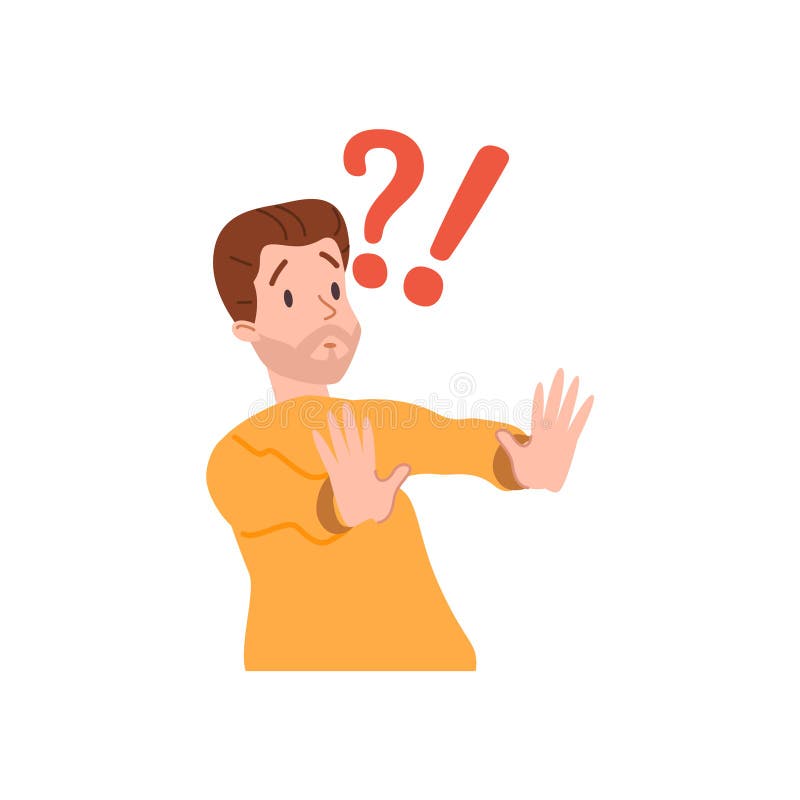 Gesture Refusal Stock Illustrations – 937 Gesture Refusal Stock ...