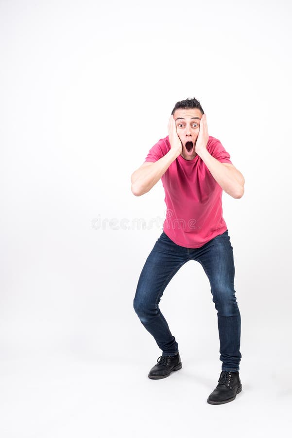561 Man Scared Full Body Stock Photos - Free & Royalty-Free Stock ...