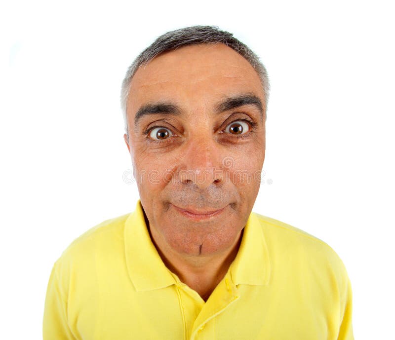 Surprised Man with WOW Expression. Stock Photo - Image of offer ...