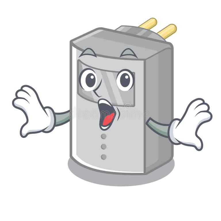 Surprised Motion Sensor Isolated with the Mascot Stock Vector ...