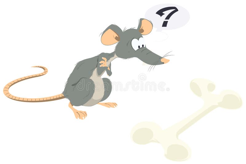 Surprised bone cartoon stock illustration. Illustration of human - 48601308