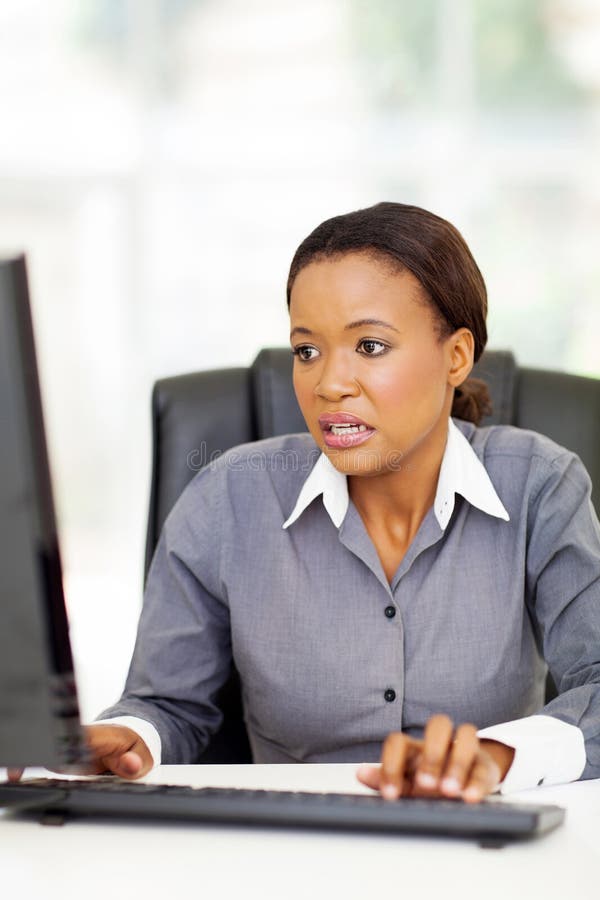 Surprised office worker stock photo. Image of beauty - 33490588