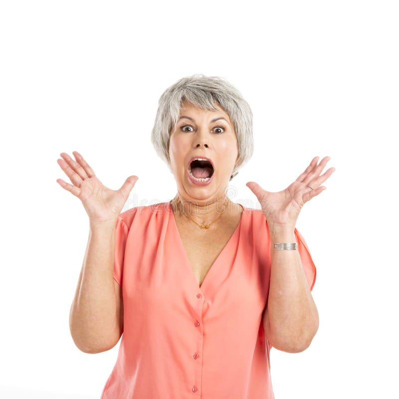 Scare Senior Lady Stock Photos - Free & Royalty-Free Stock Photos from ...