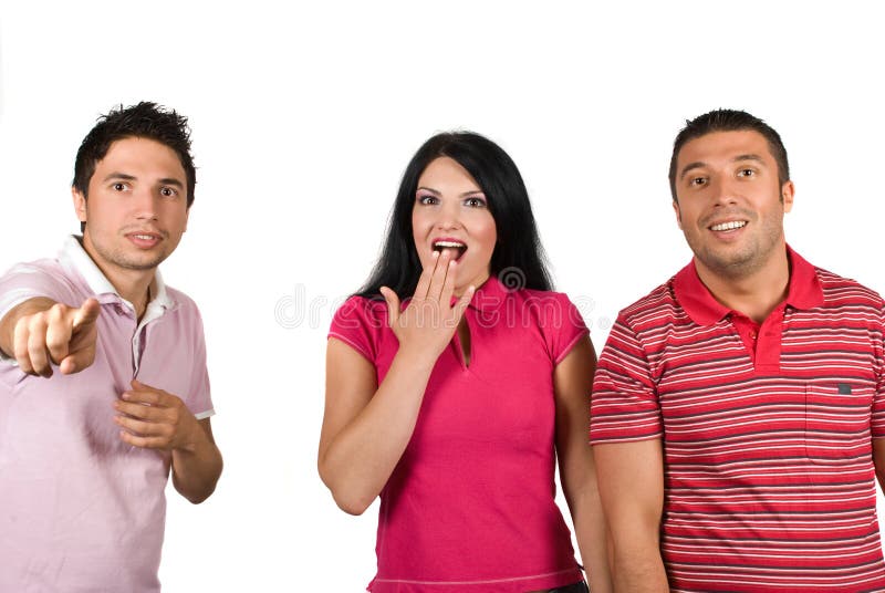 Surprised people stock image. Image of front, amaze, colleagues - 9635589
