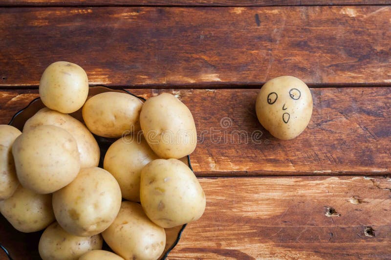 Surprised potato stock photo. Image of farming, crop - 130219714