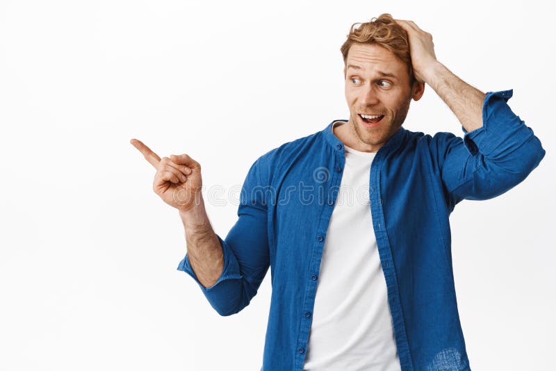 Standing Man and His Face with Different Emotions Stock Vector ...