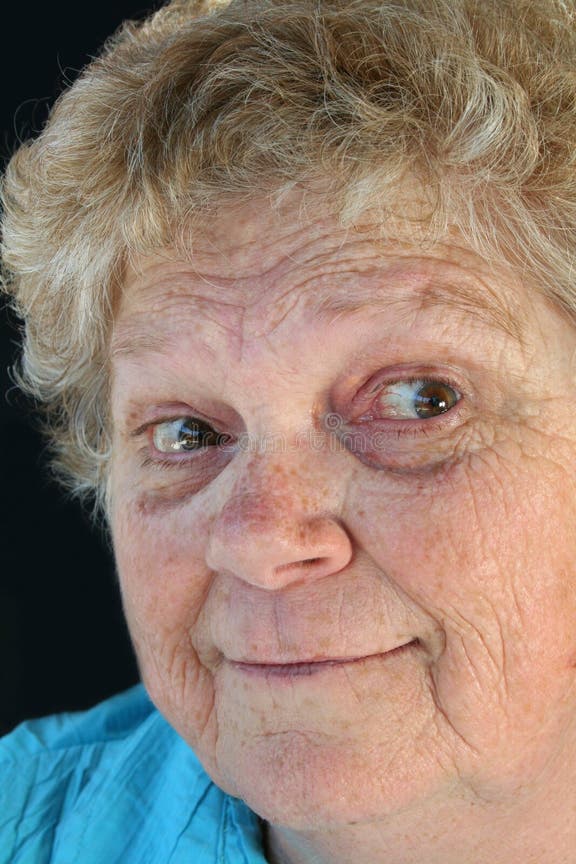 Surprised senior Lady stock image. Image of snicker, smilie - 1717805