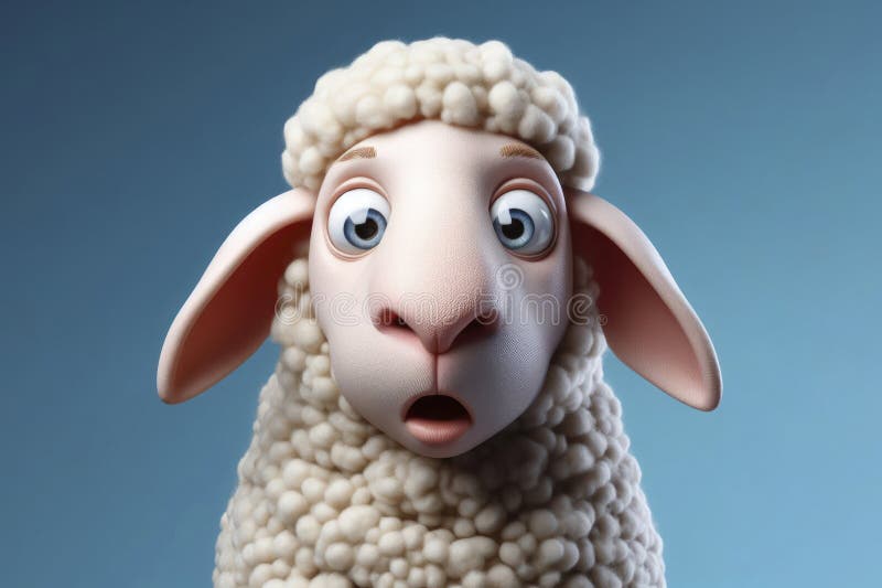 Surprised Sheep Stock Illustrations – 210 Surprised Sheep Stock ...