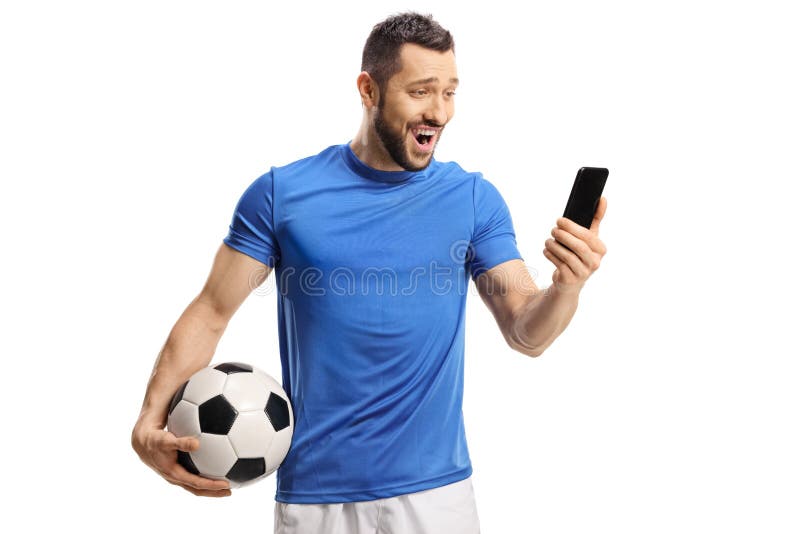 Surprised Boy with Soccer Ball. Stock Photo - Image of ball, amazement ...