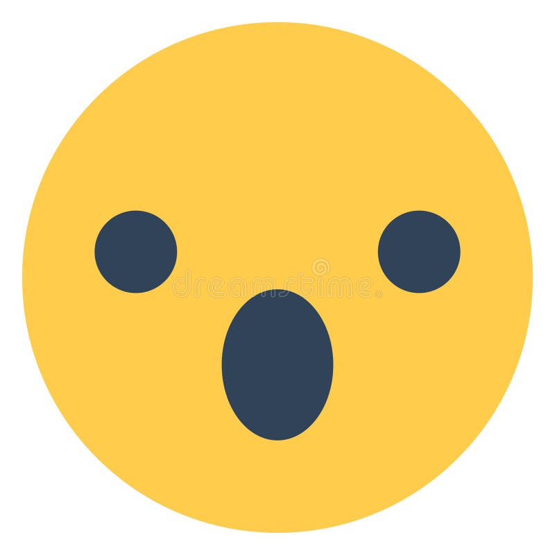 Surprised Vector Icon Fully Editable Stock Illustration - Illustration ...