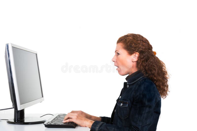 Surprised stock image. Image of online, caucasian, people - 47432297