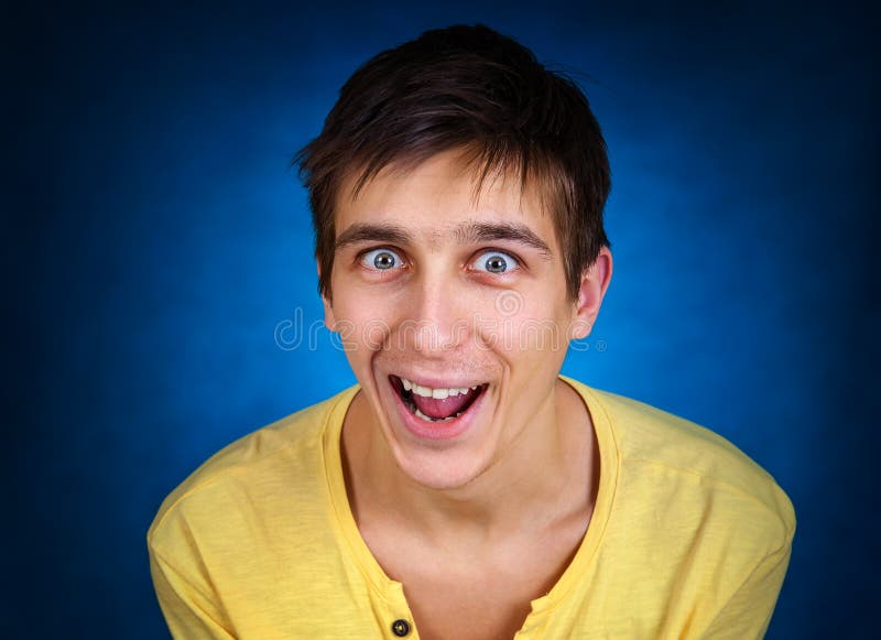 Surprised Young Man stock photo. Image of caucasian - 108624812