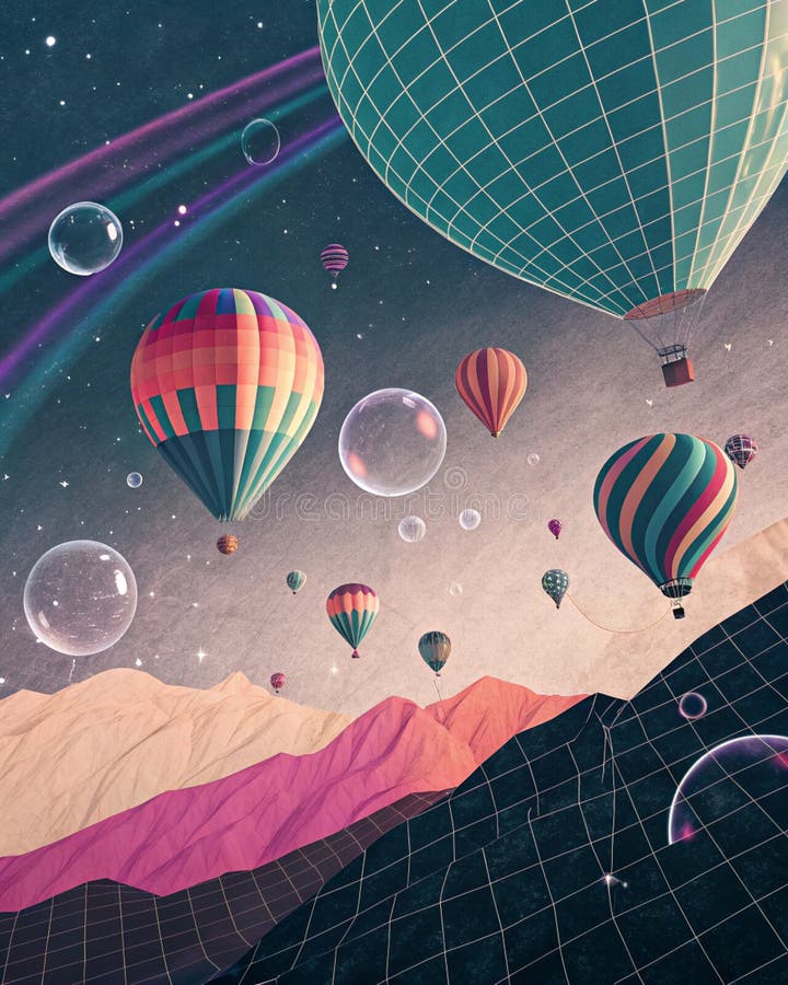 Surreal Abstract Background for Concept Art and Visionary Design Stock ...