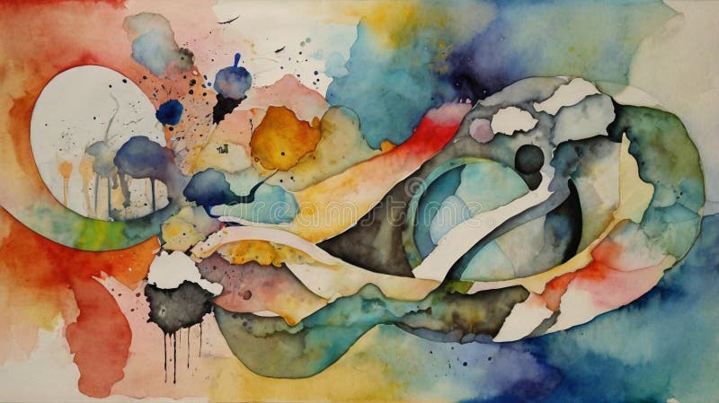 Surreal and Abstract Mixed-media Artwork, Combining Collage, Paint, and ...