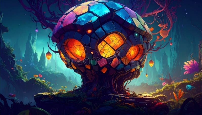 Surreal abstract patterns stock illustration. Illustration of surreal ...