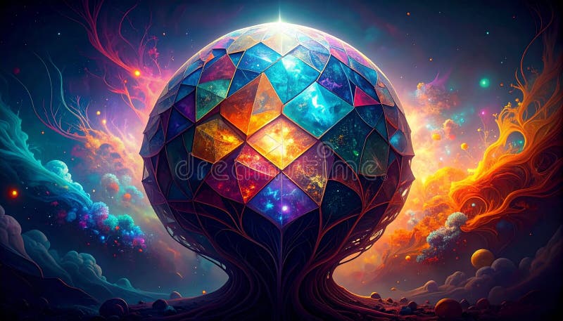 Surreal abstract patterns stock illustration. Illustration of serene ...