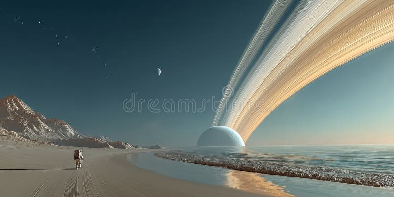 Surreal AI Visualization of Futuristic Architecture and Nature Fusion ...