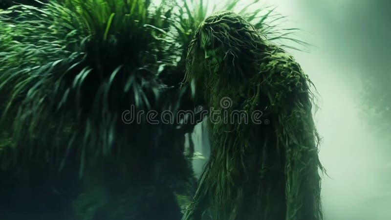 Surreal Anthropomorphic Tree in Forest Animation. Fantasy Concept Stock ...