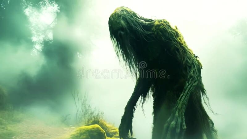 Surreal Anthropomorphic Tree in Forest Animation. Fantasy Concept Stock ...