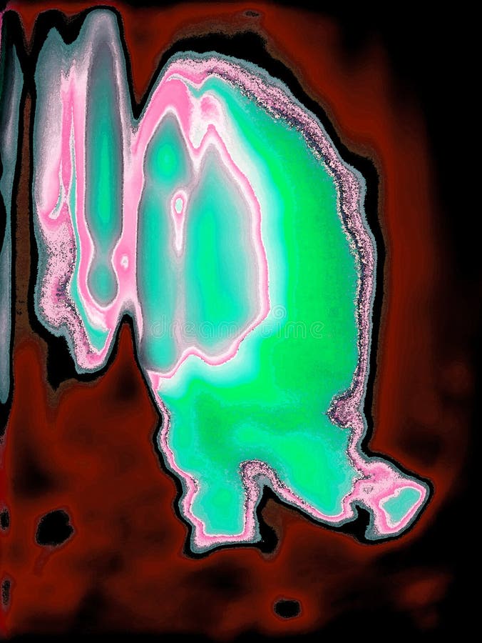 Surreal Appearance of Flashy Colors Stock Illustration - Illustration ...