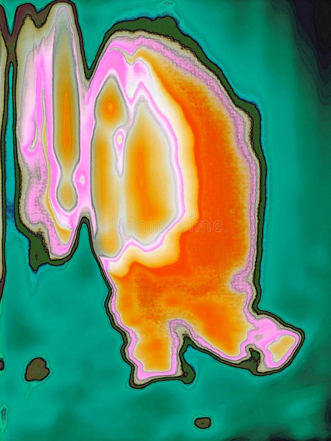 Surreal Appearance of Flashy Colors Stock Illustration - Illustration ...