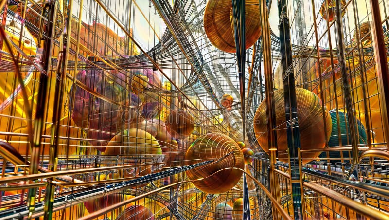 Organized Chaos: Surreal Urban Network, Generative Ai Stock ...