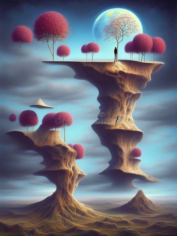 Surreal Art, Generative AI Illustration Stock Illustration ...