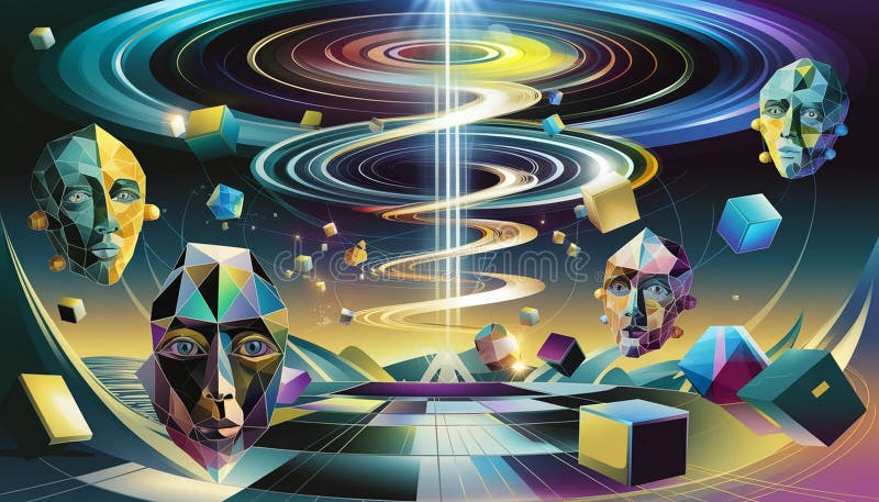 Surreal Art Infinite Miracles and Universal Truths Conceptual Image ...