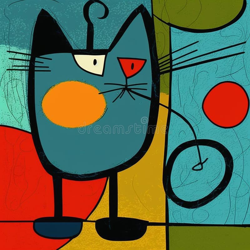 Surreal Art Piece of a Bird, Generative Ai Stock Illustration ...