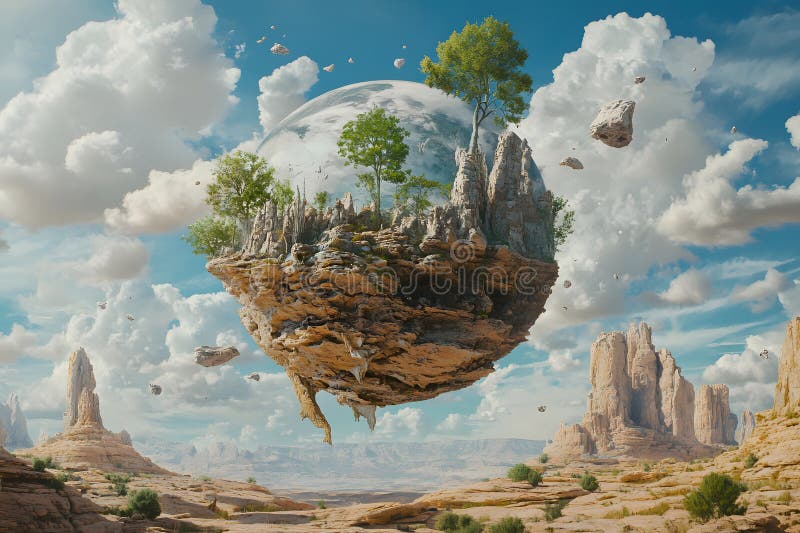 Surreal Artwork Featuring a Landscape Where Everyday Objects Change ...