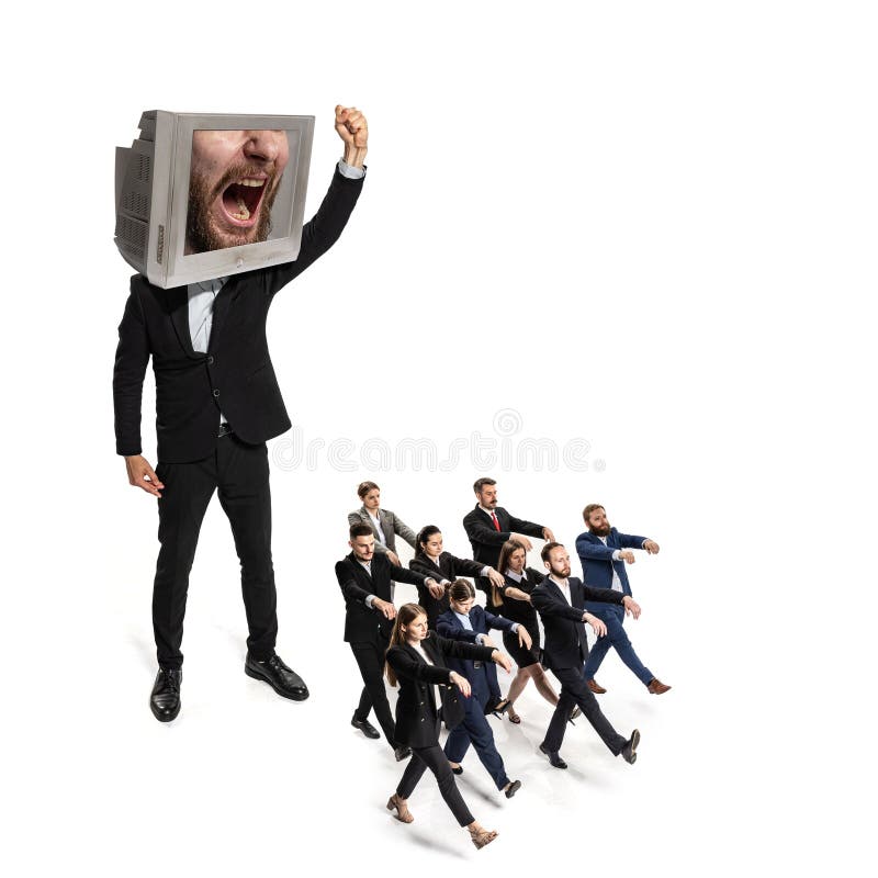 Banner. Contemporary Art Collage Stock Image - Image of vision, office ...