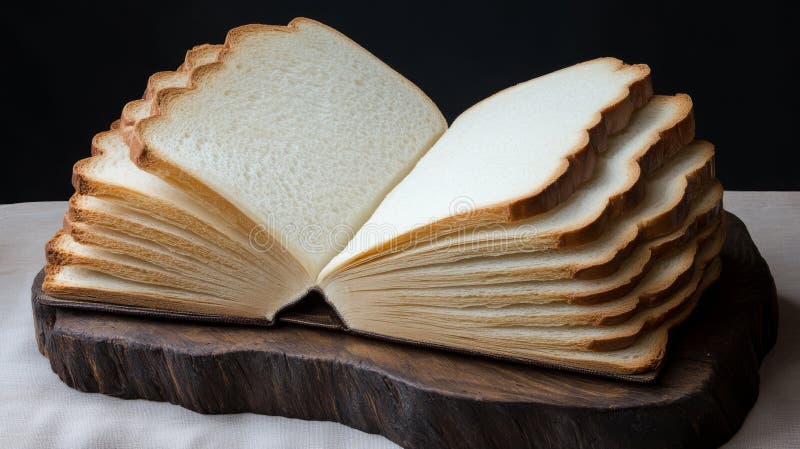 Surreal Bread Book an Edible Interpretation of Scripture and Culinary Creativity Stock Photo ...