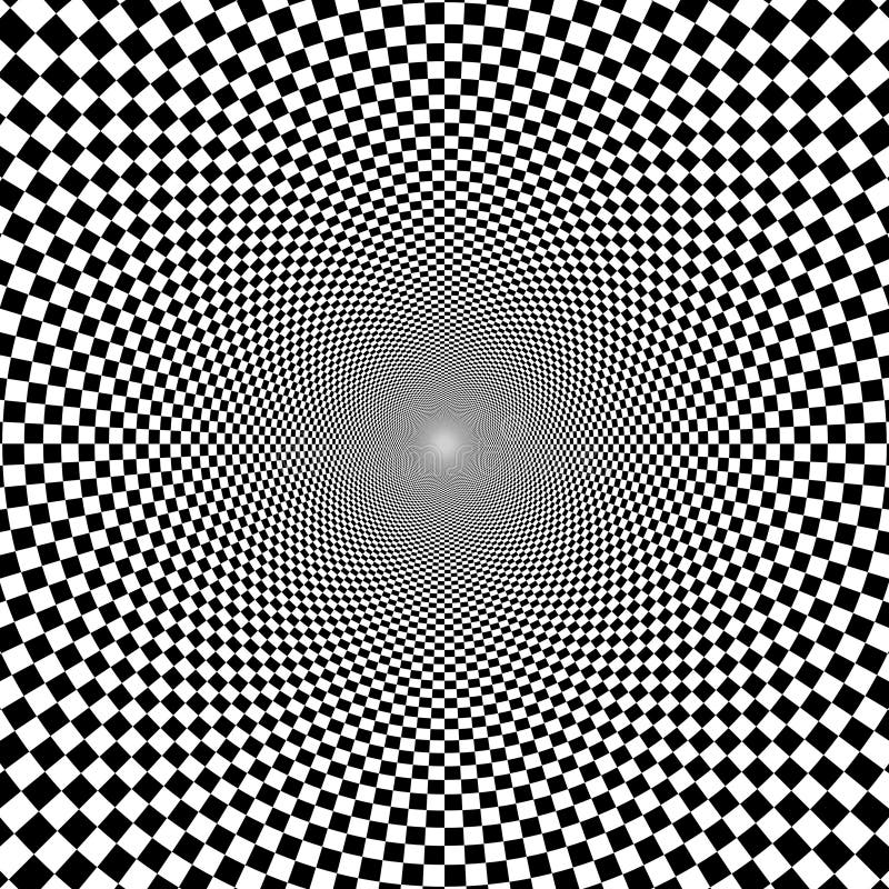 Surreal Checker Pattern Background and Hole Stock Illustration ...