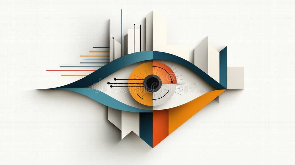 Surreal Clock with an Eye, a Visual Metaphor of Time and Perception ...