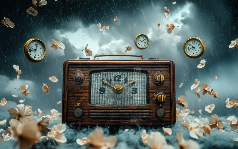 Surreal Clock Imagery, with Floating Clock Hands, Time Lapse ...