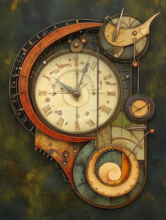 Fantasy clockwork stock illustration. Illustration of generative ...