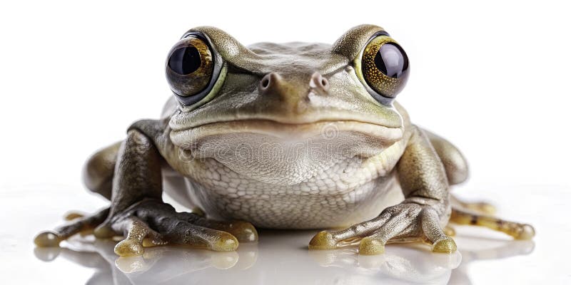 A Surreal Closeup of a Cuban Tree Frog Intriguing Detail and Distorted ...