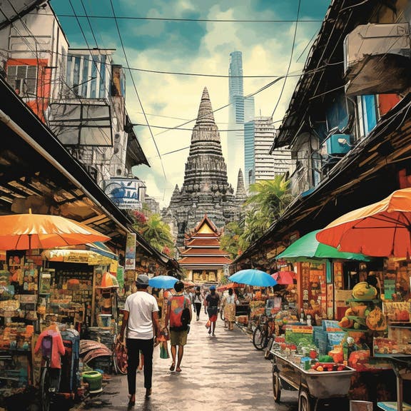 Surreal Collage of Bangkok& X27;s Hidden Gems and Local Experiences ... Surreal Collage of Bangkok& X27;s Hidden Gems and Local Experiences ...